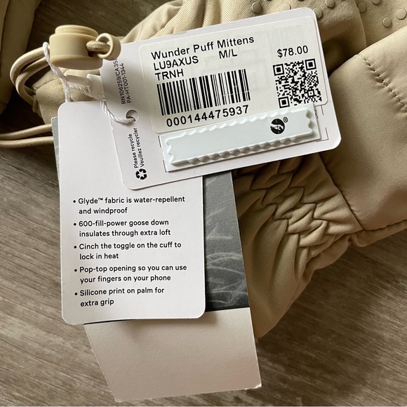 lululemon athletica | Accessories | Size Ml Nwt Lululemon Wunder Puff ...